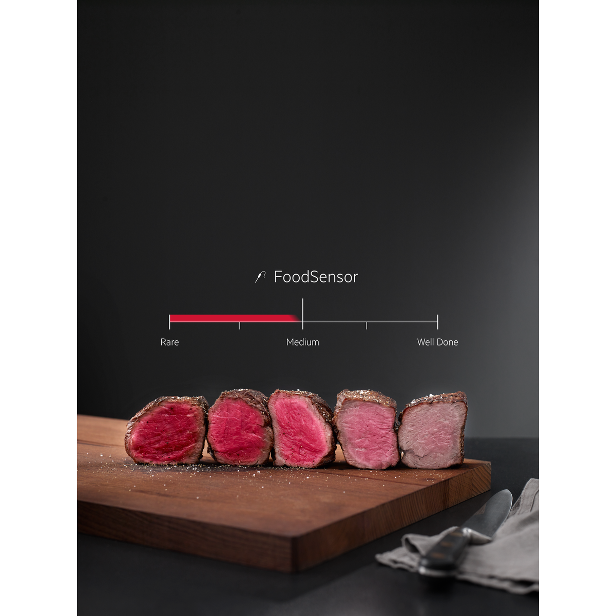 Kompaktinė garinė orkaitė 9000 serija „SteamPro“ su maisto termometru ...