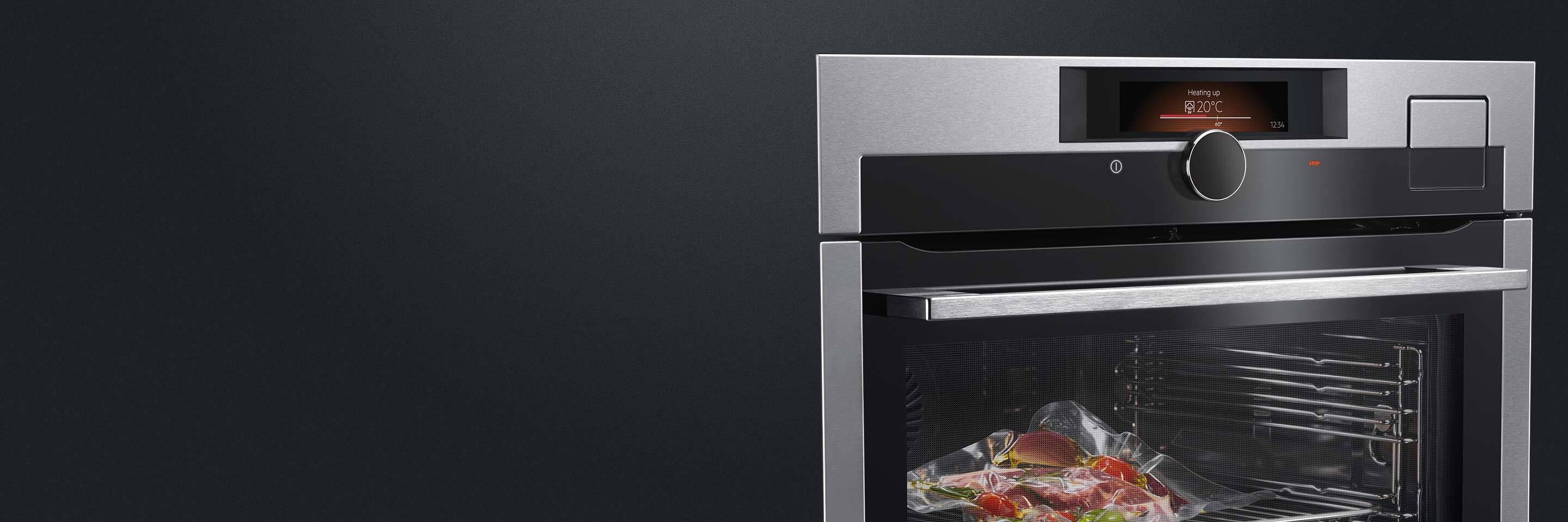 Garinė orkaitė 8000 serija „SteamBoost“ su maisto termometru Garinė ...